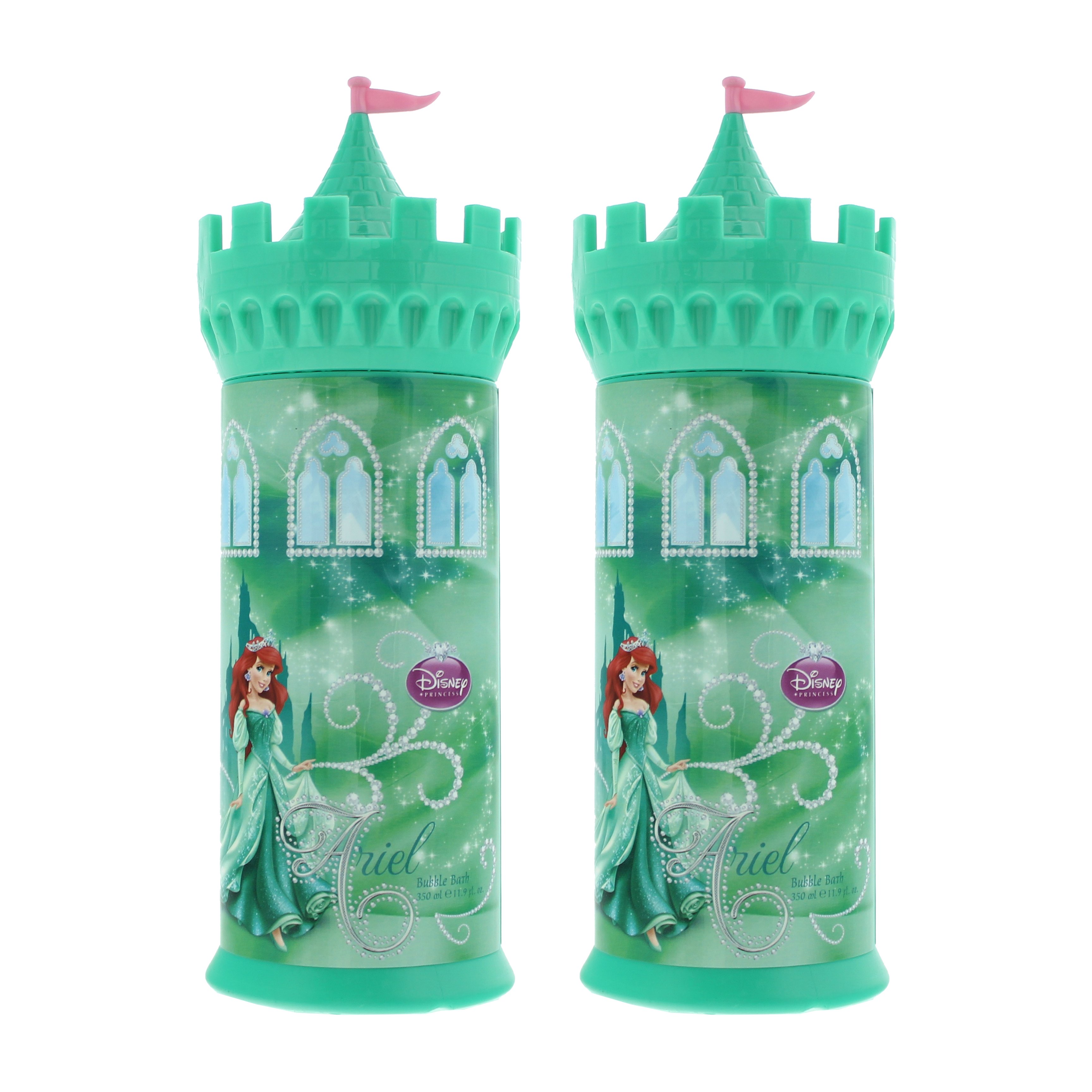 Disney Princess Ariel Castle Bubble Bath 350ml x 2