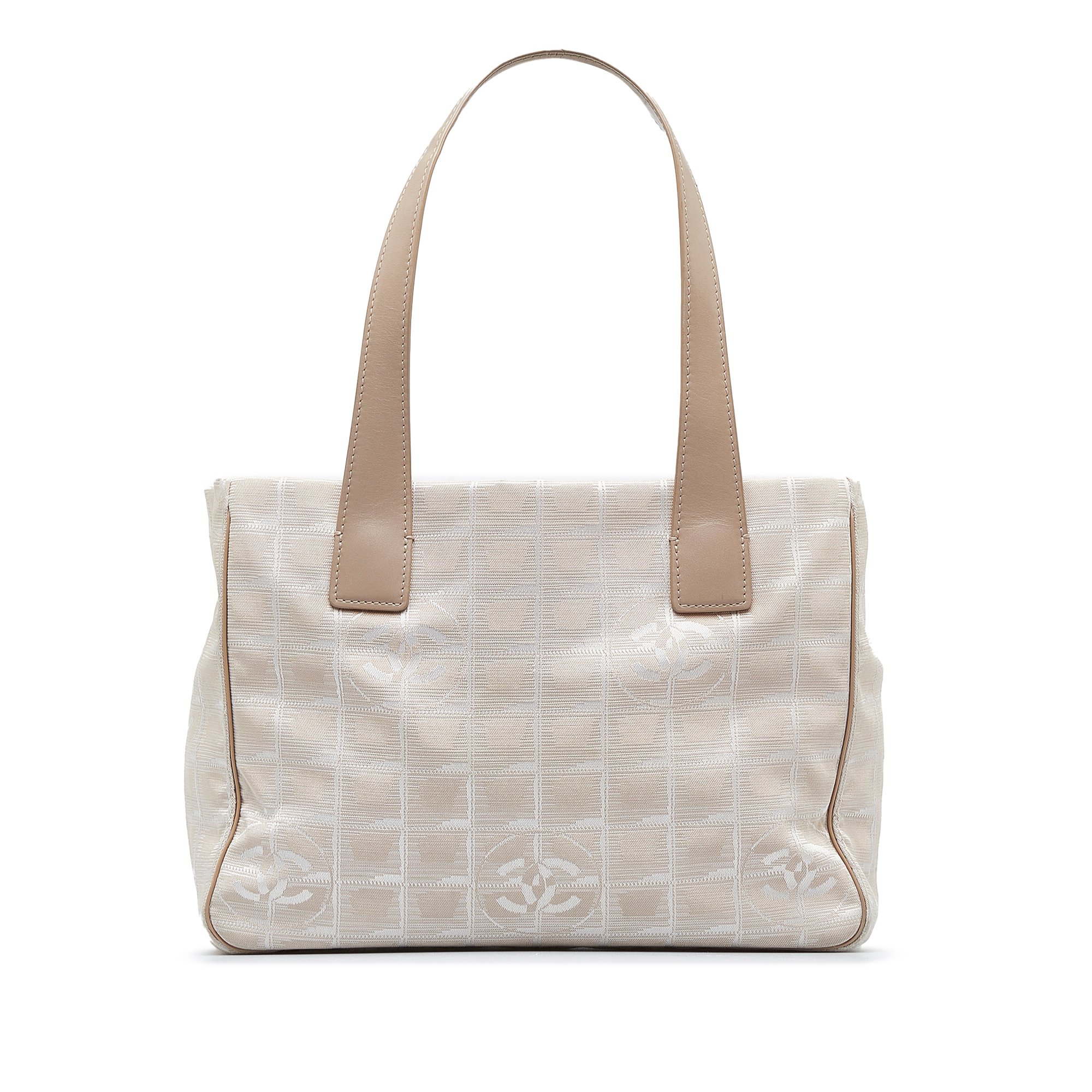Vintage Chanel New Travel Line Tote Bag Brown