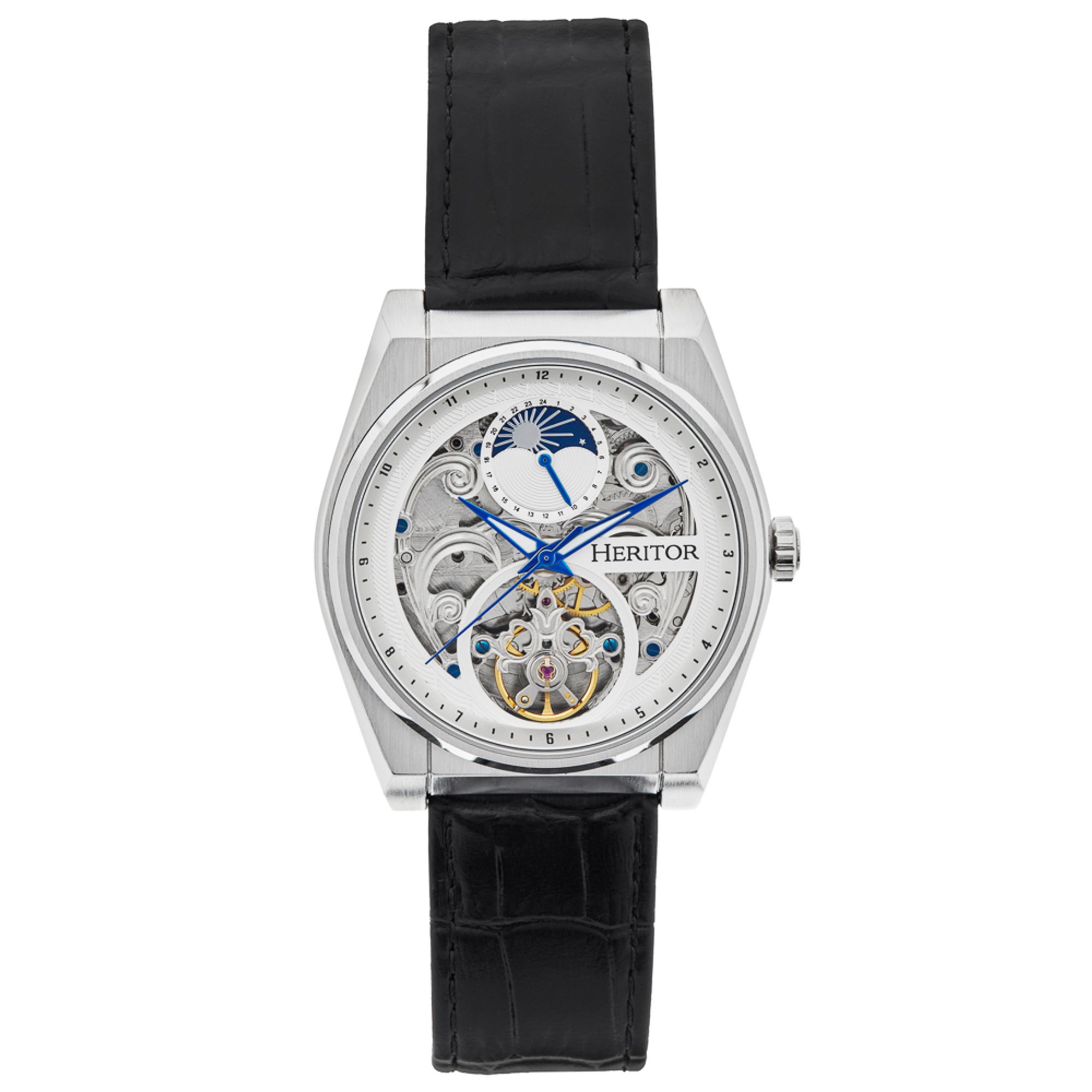 Heritor Automatic Daxton Semi Skeleton Watch