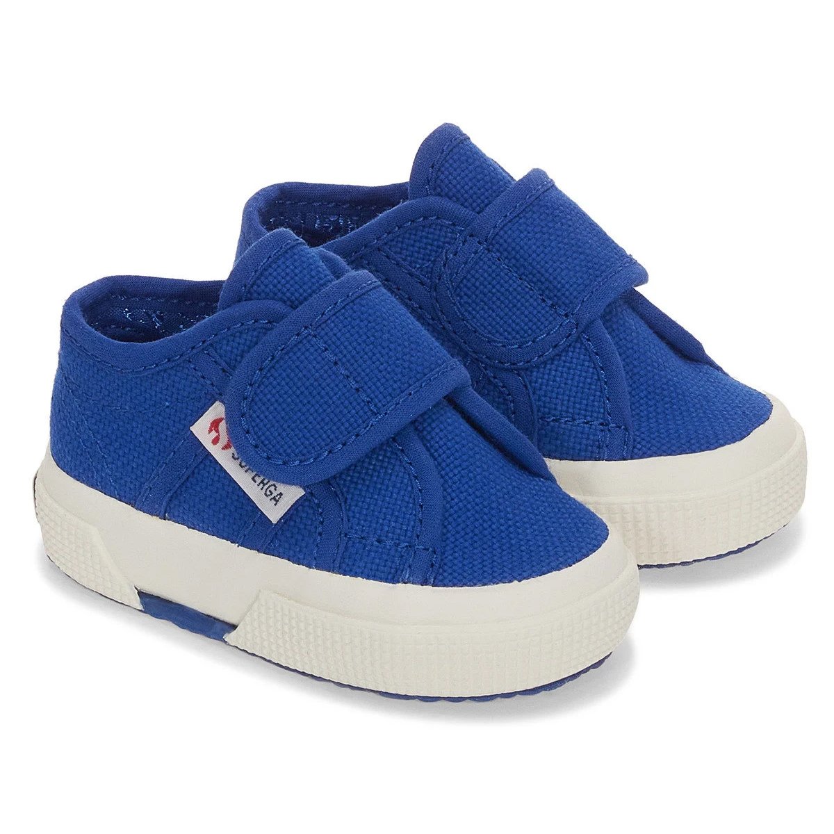 Superga Baby 2750 Bstrap Trainers (Royal Blue/Avorio)
