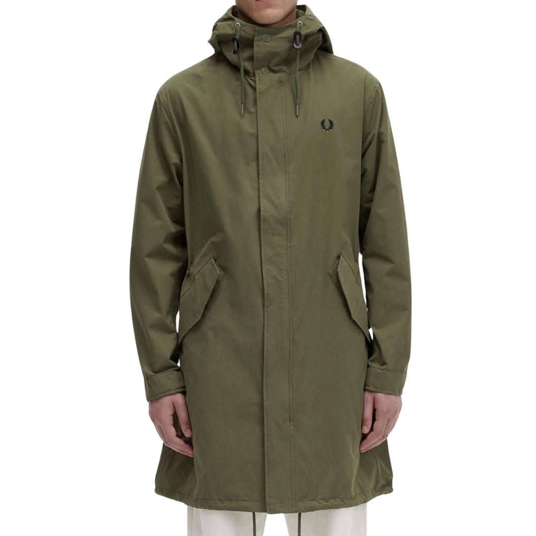 Fred Perry Shell Parka Green Jacket