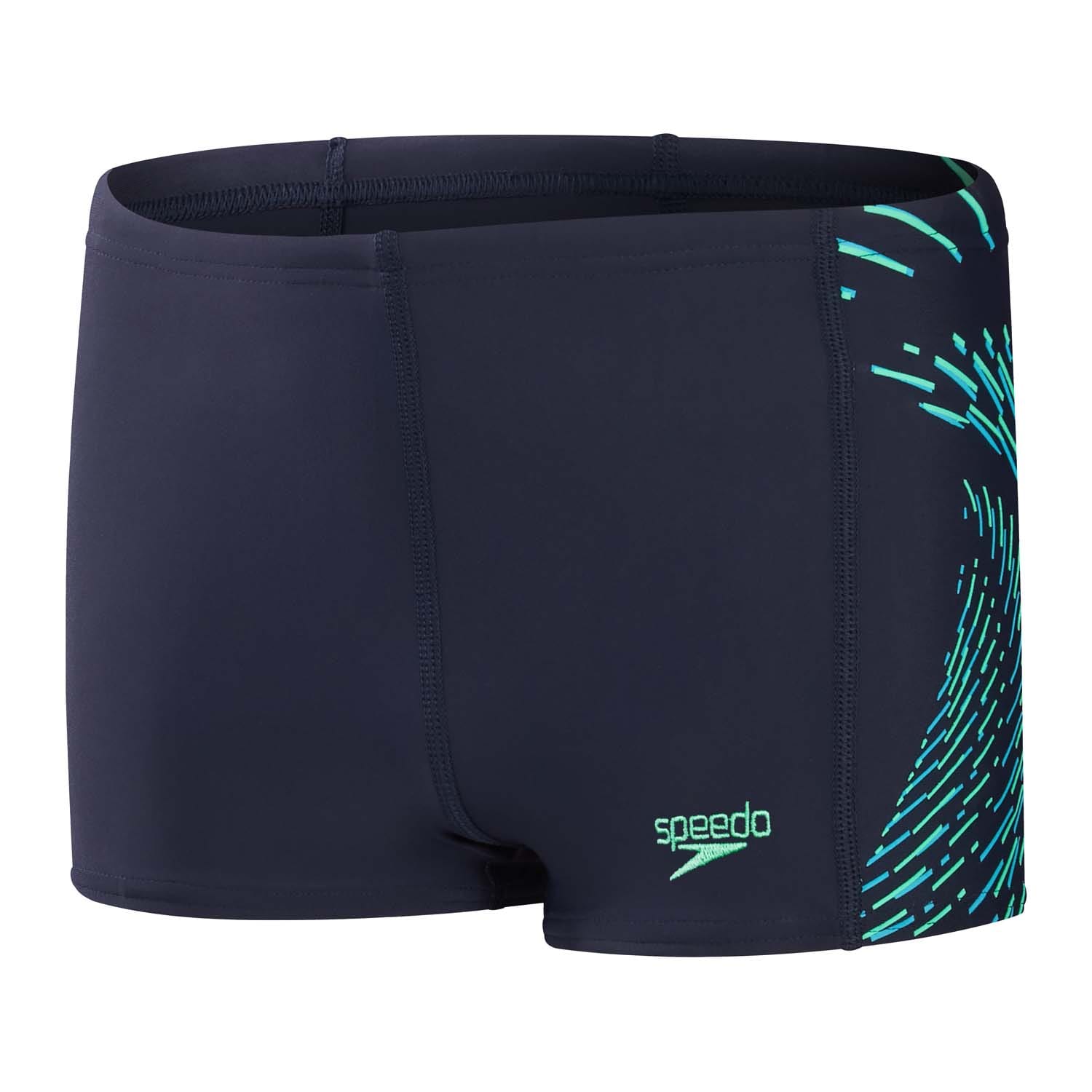 Boy's Speedo Plastisol Aquashorts in Navy