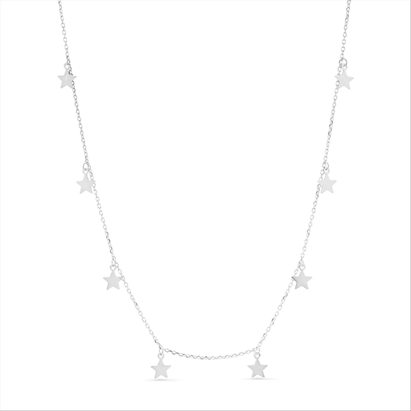 Necklace Luxenter sereke made of 925 sterling silver with rhodium ...