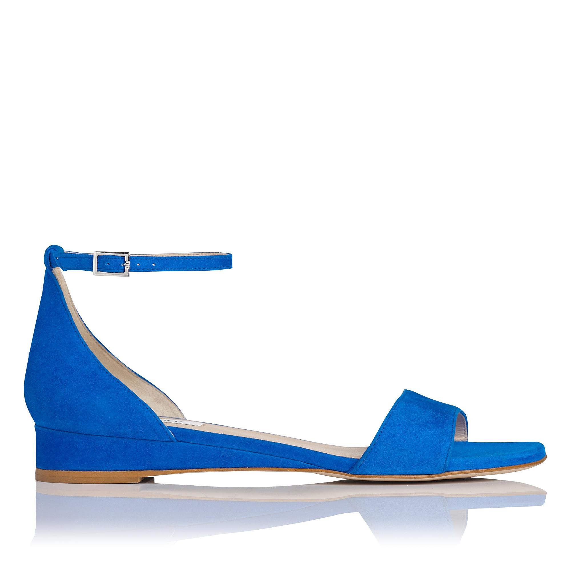 LK Bennett Cai flat sandals, Majorelle