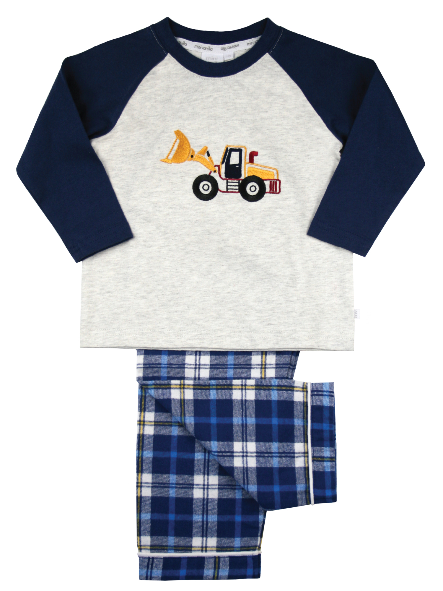 Boys 'Yellow Digger" Cotton Pyjamas
