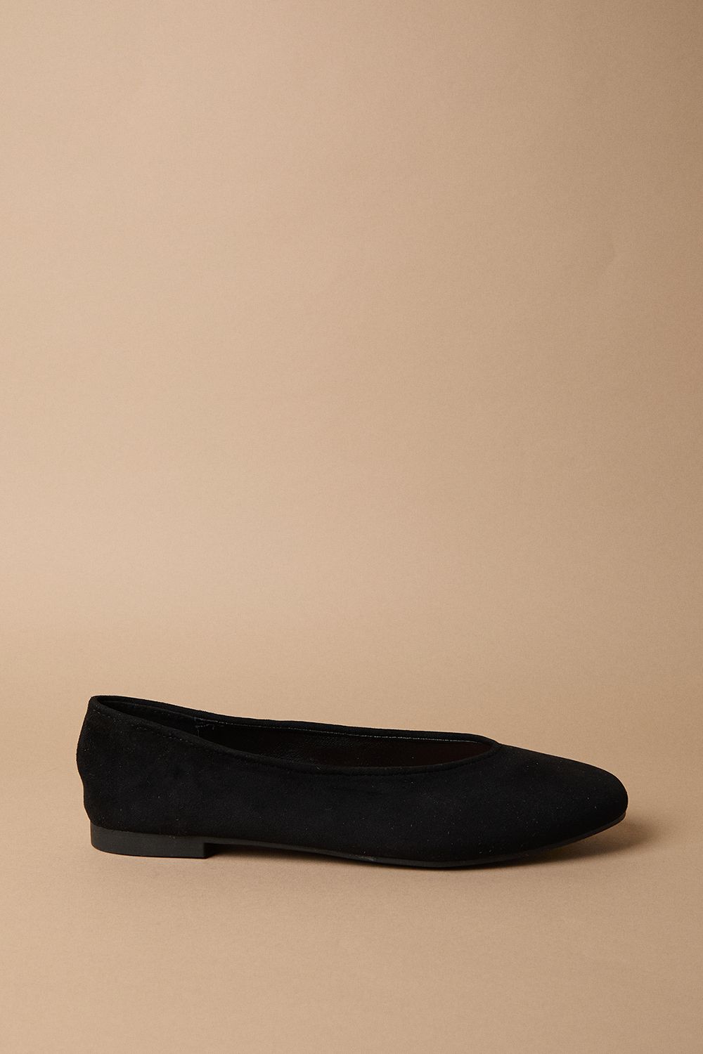 Bonnie Soft Square Toe High Vamp Ballet Pumps