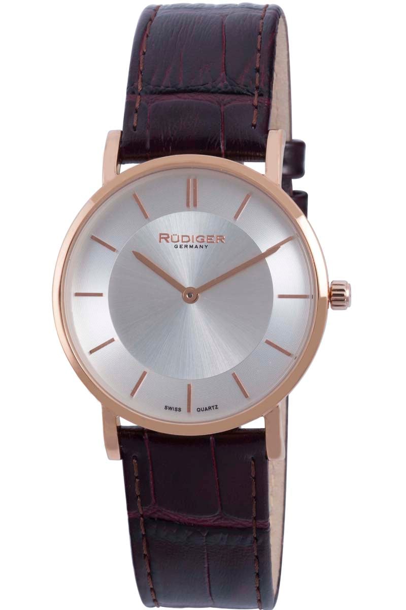 Rudiger: kassle men's silver watch