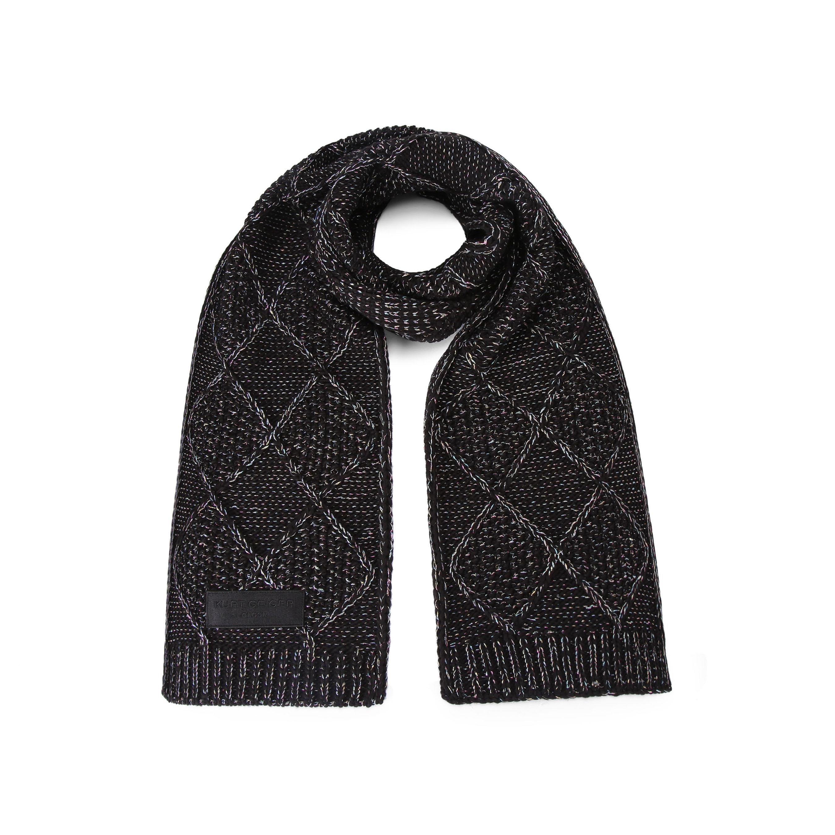 Kurt Geiger London Metallic Knit Scarf