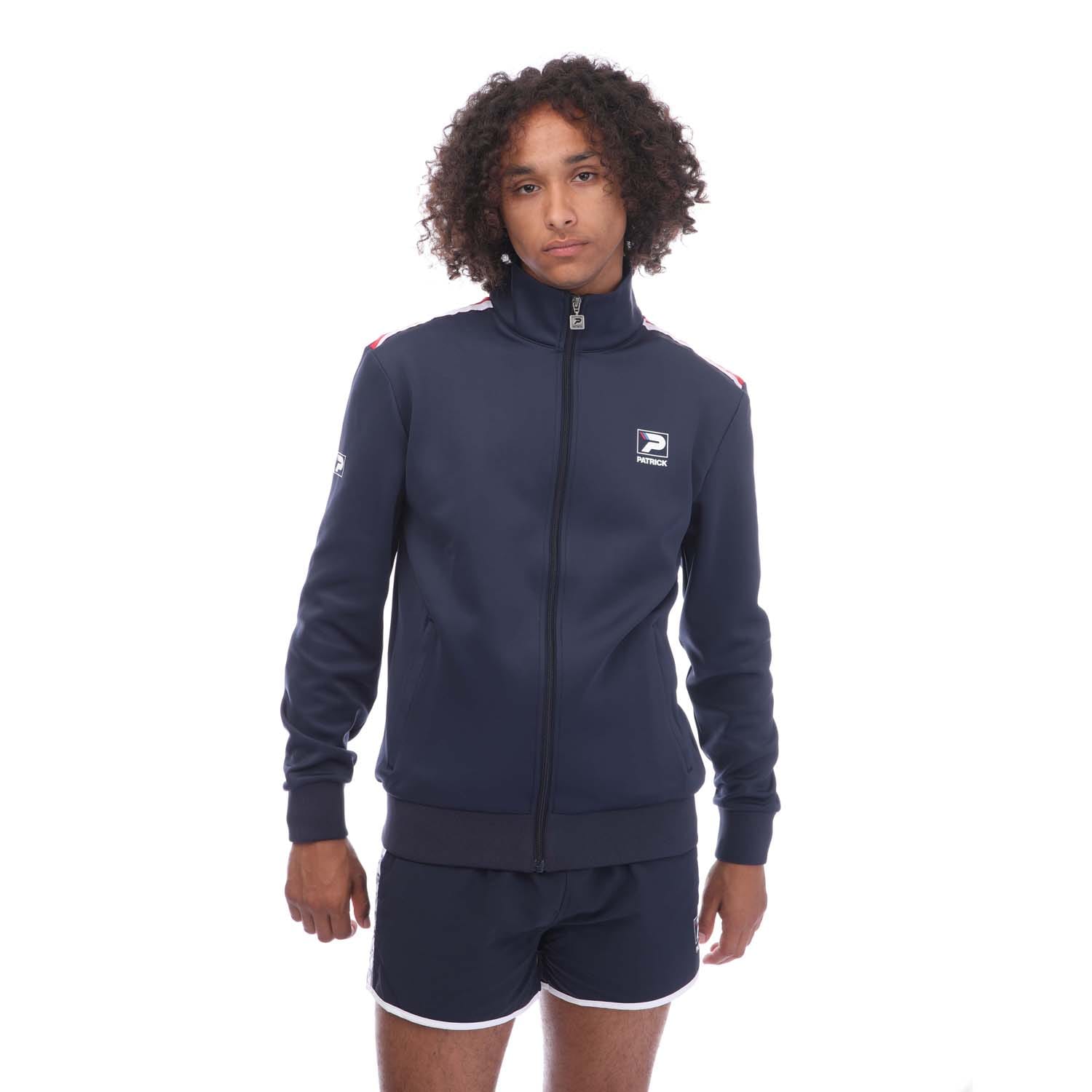 Men's Patrick Sacha Track Top in Navy