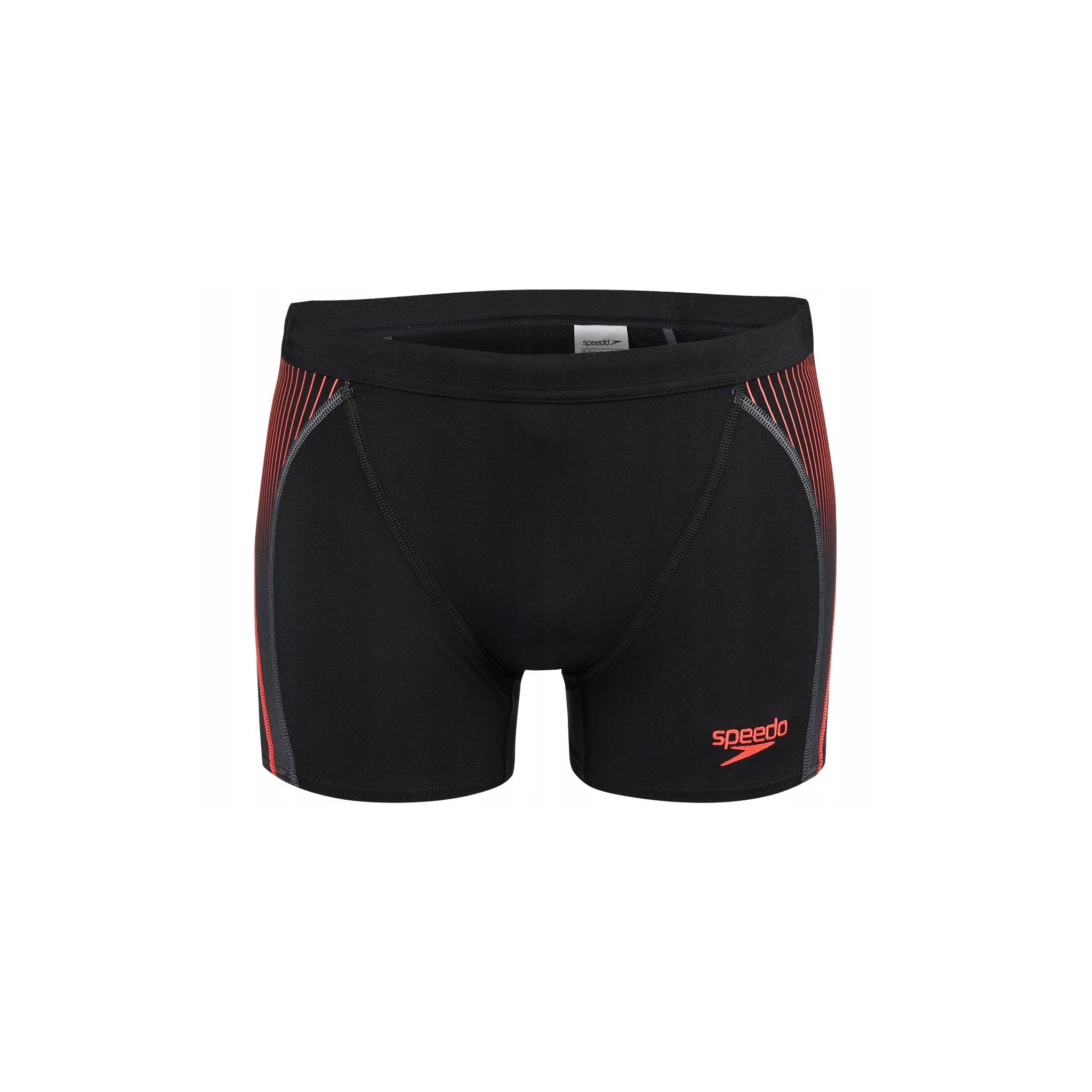 Speedo Gradient Placement Mens Aquashorts Black Red Swimwear 8 12152C731