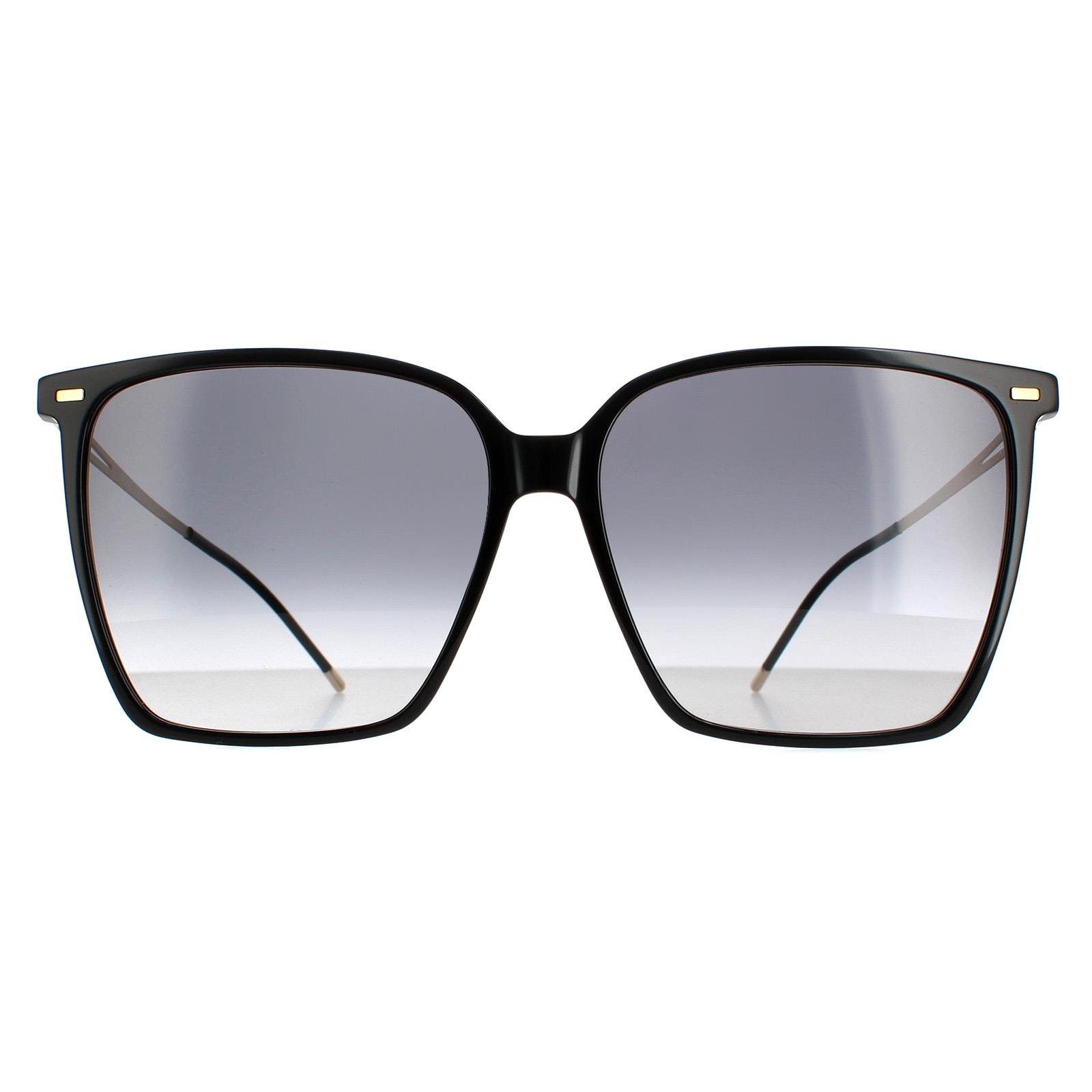 Hugo Boss Square Womens Black Dark Grey Gradient BOSS 1388/S