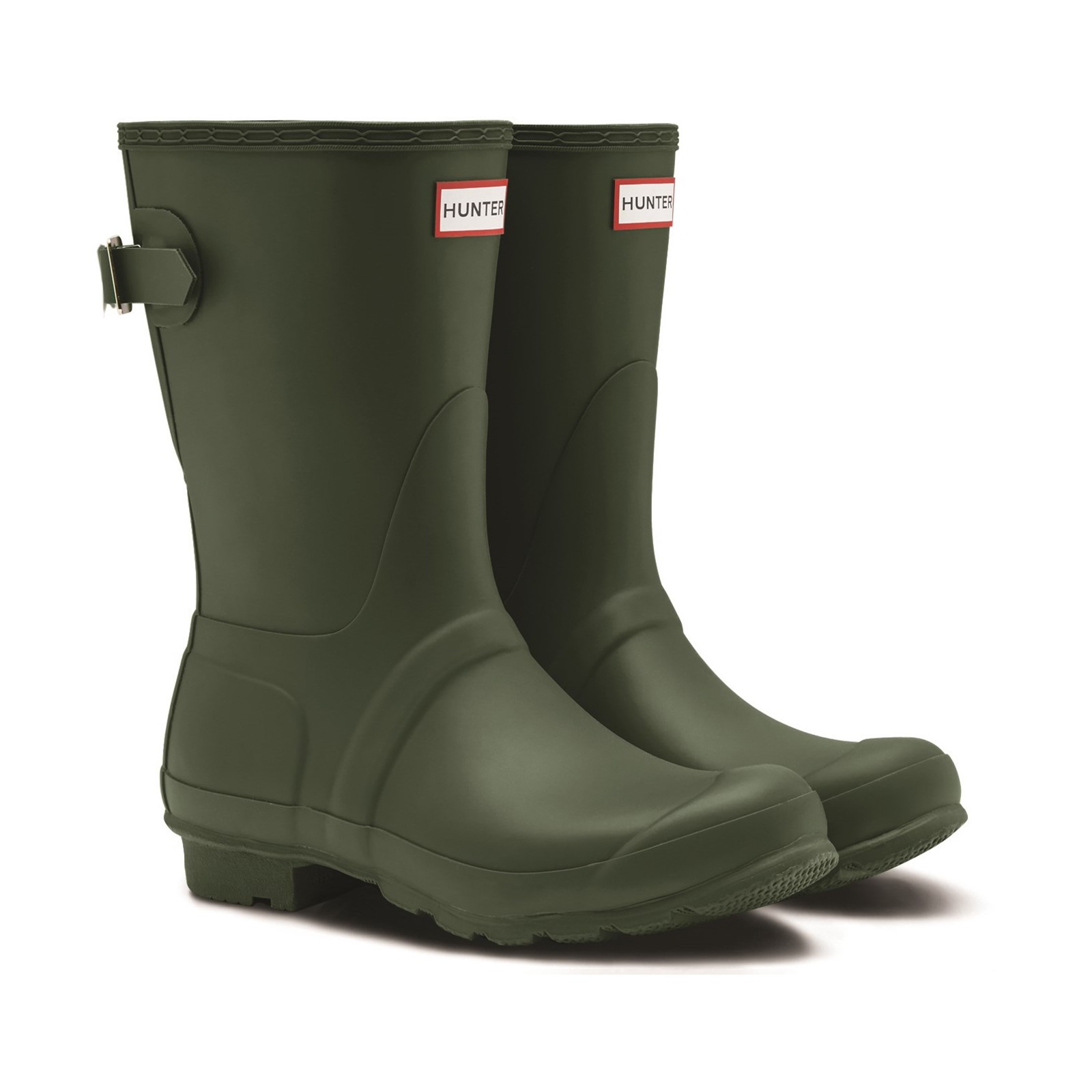 Hunter Short Back Adjustable Patterned Wellingtons