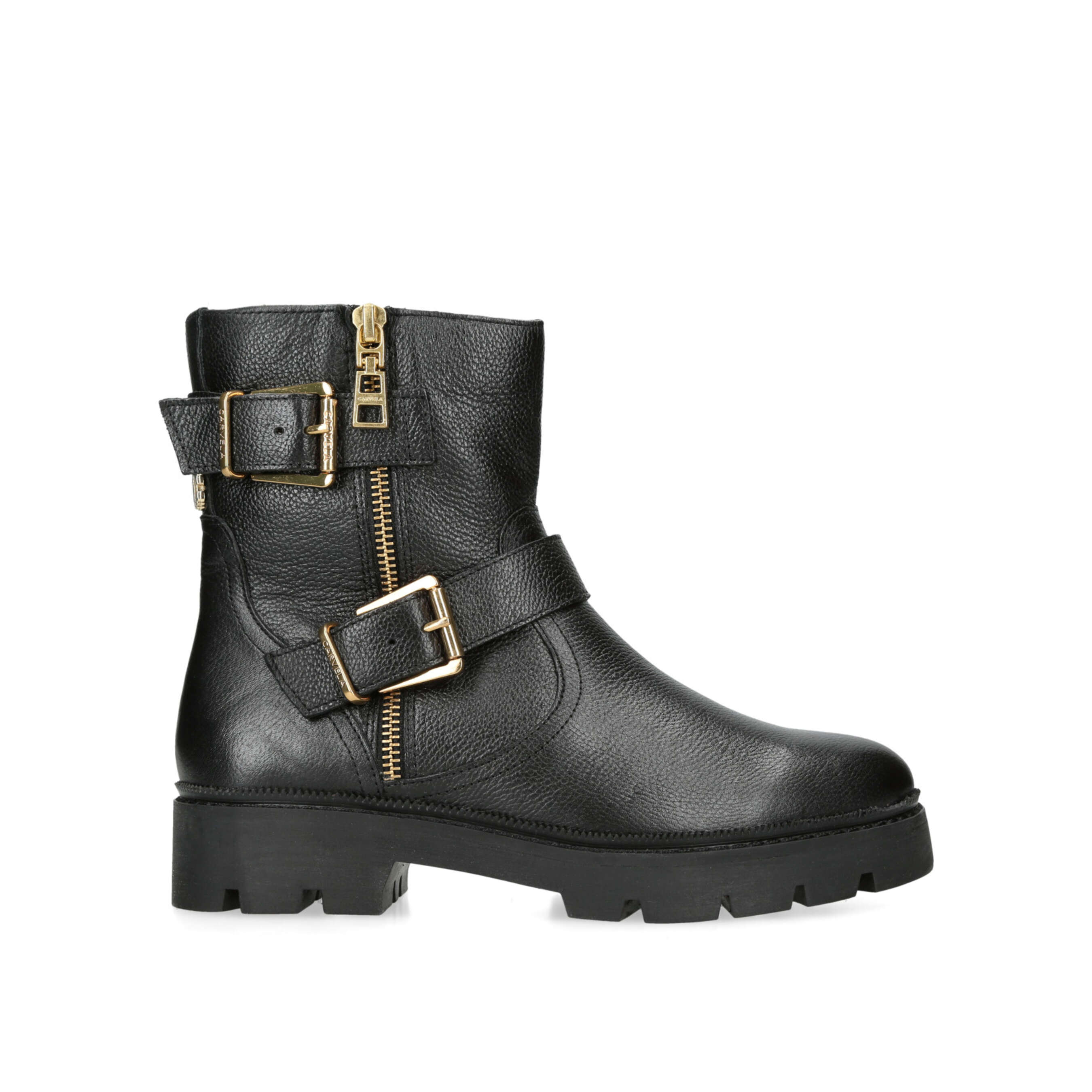 Carvela Leather Bold Biker Boots