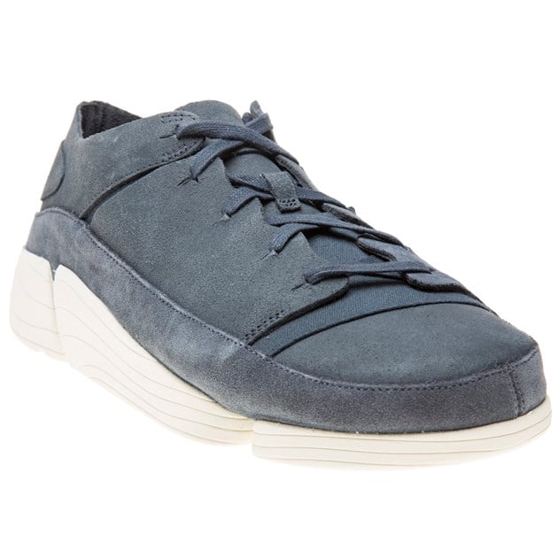 Men's Clarks Originals Trigenic Evo Trainers in Blue
