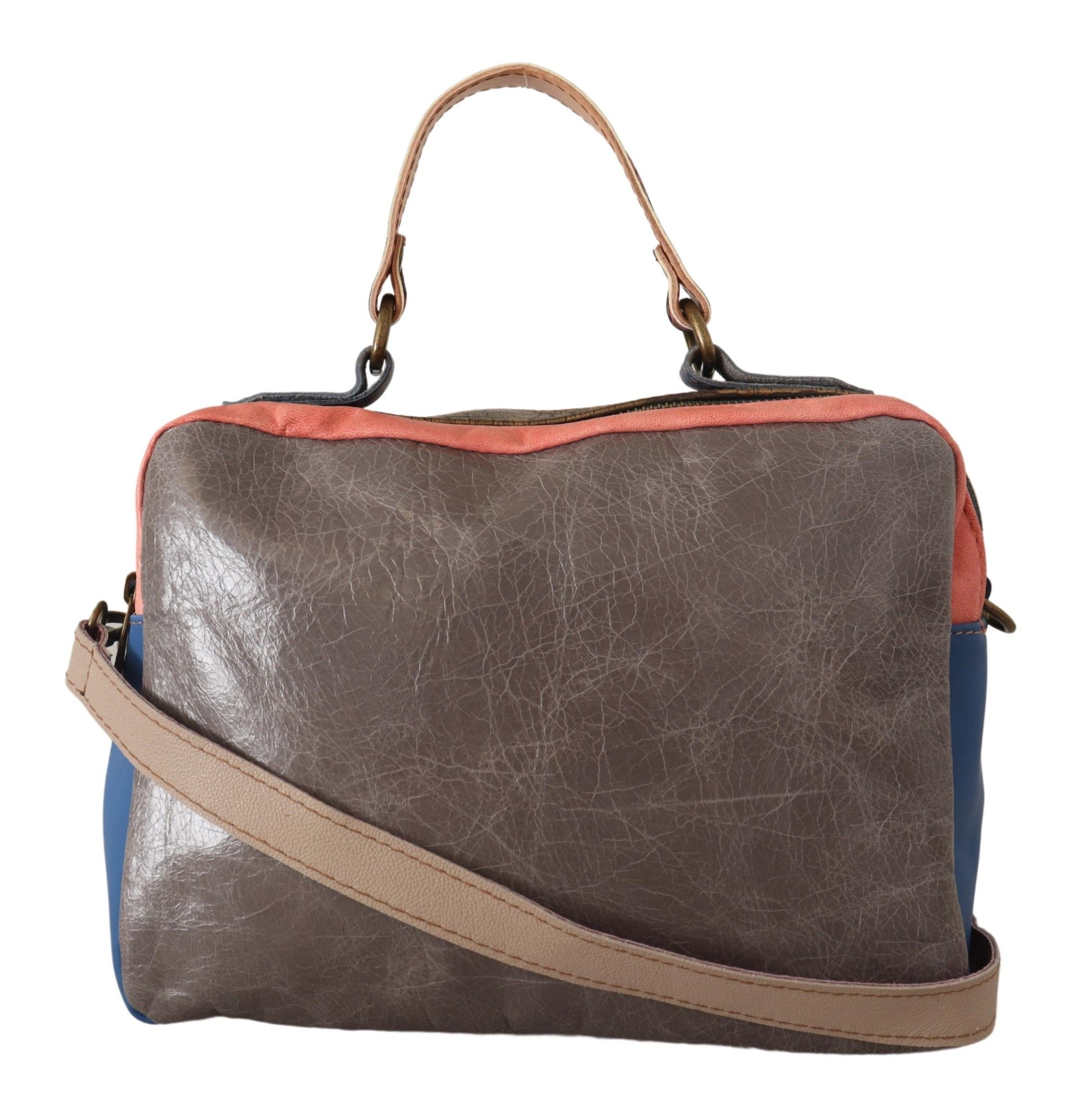 EBARRITO Women's Multicolor Genuine Leather Shoulder Strap Messenger Bag