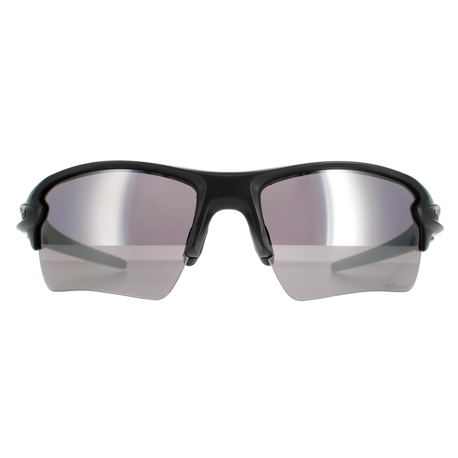 Oakley Wrap Mannen Matte Zwart PRIZM Zwart gepolariseerd Flak 2.0 XL