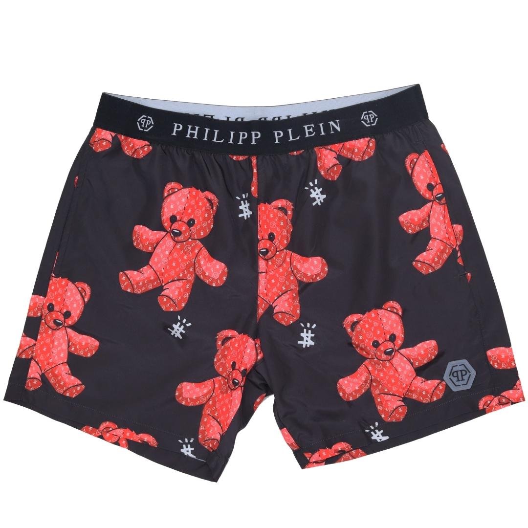 Philipp Plein Money Bear zwarte zwemshort