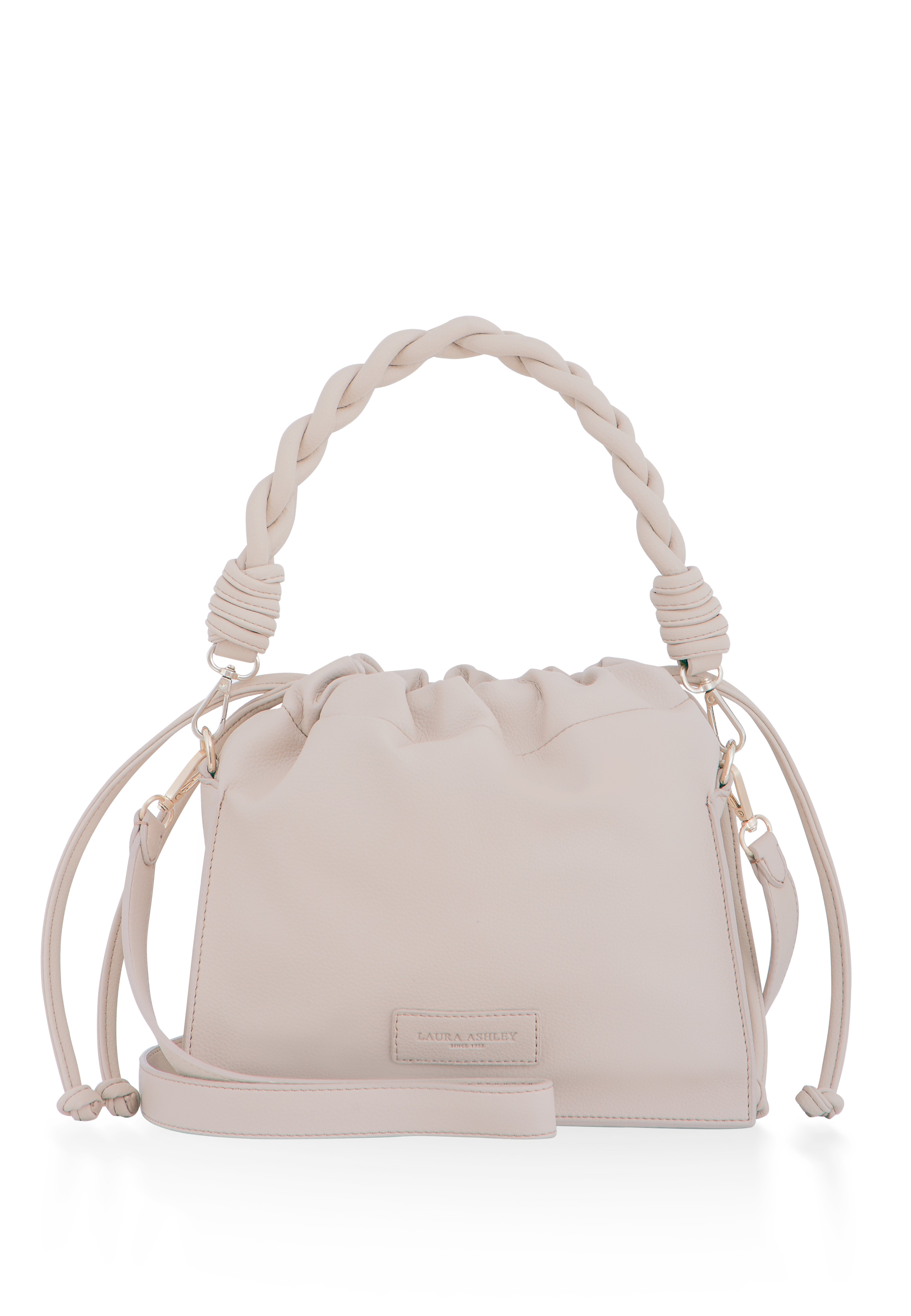 Laura Ashley Mink Mini Drawstring Bag