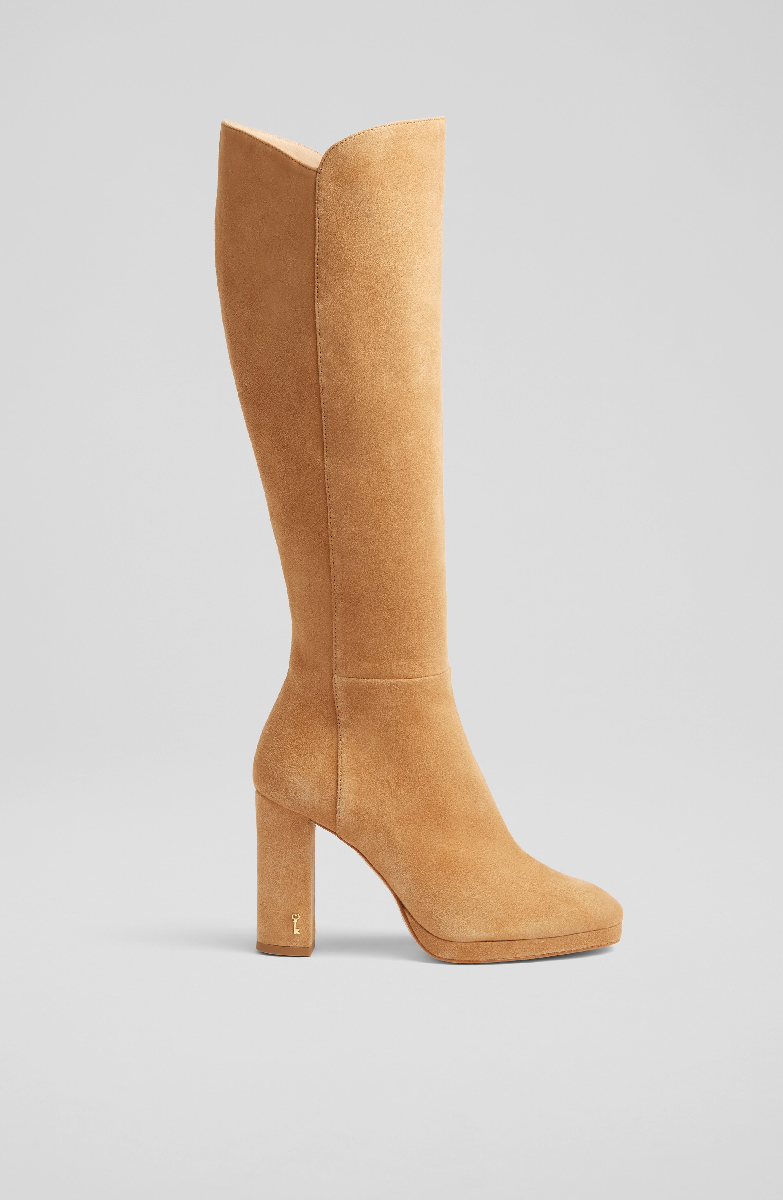 LK Bennett Samira Knee Boots,Sand