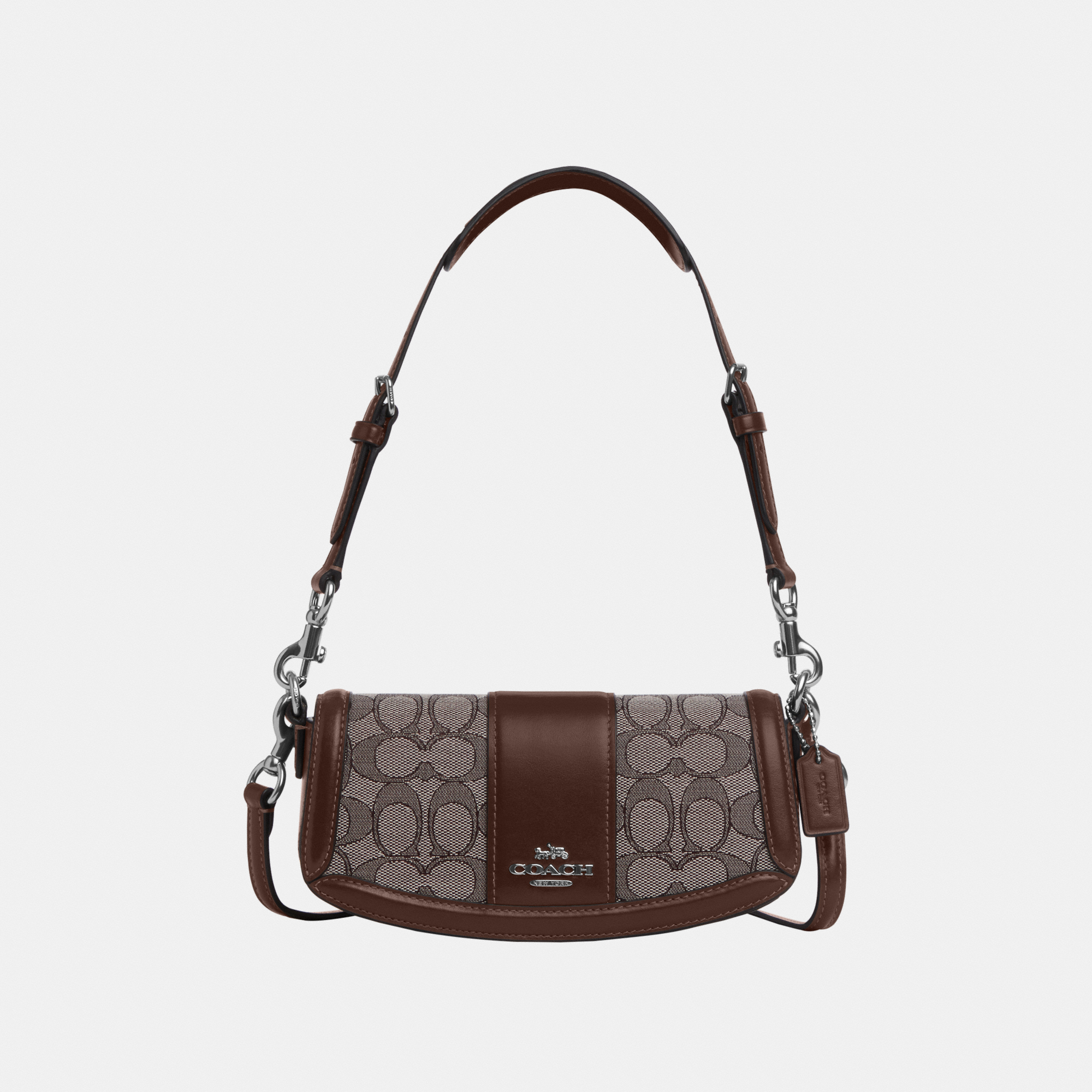 Andrea Small Shoulder Bag in Signature Jacquard