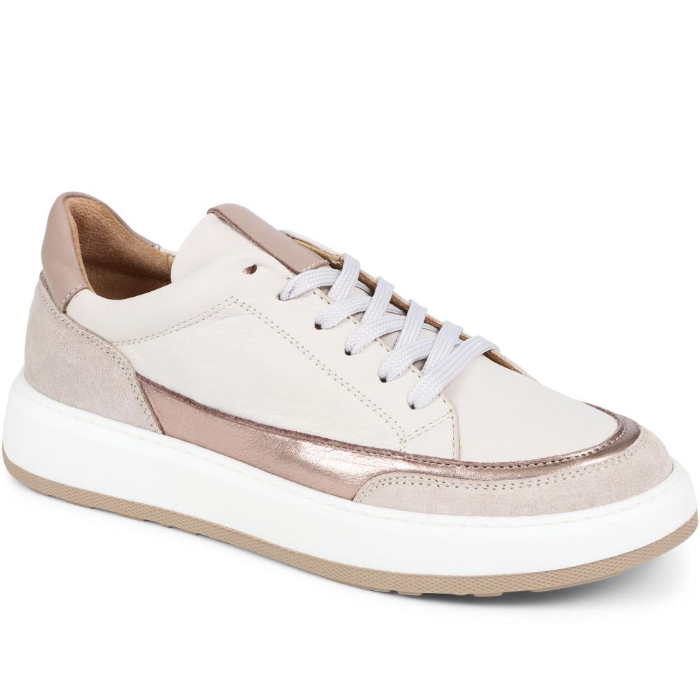 Jones Bootmaker Scarlette Leather Trainers