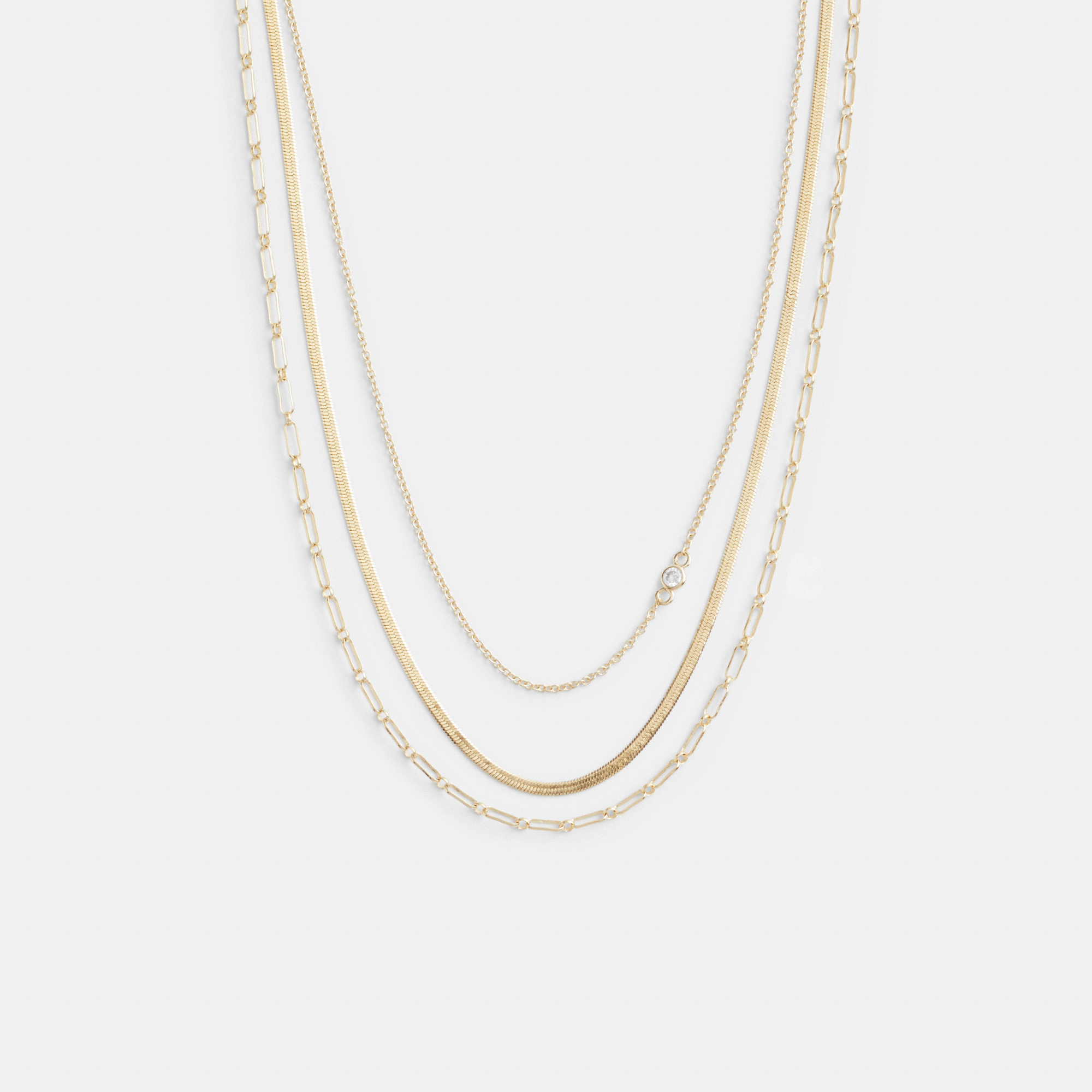 Delicate Chain Layered Necklace