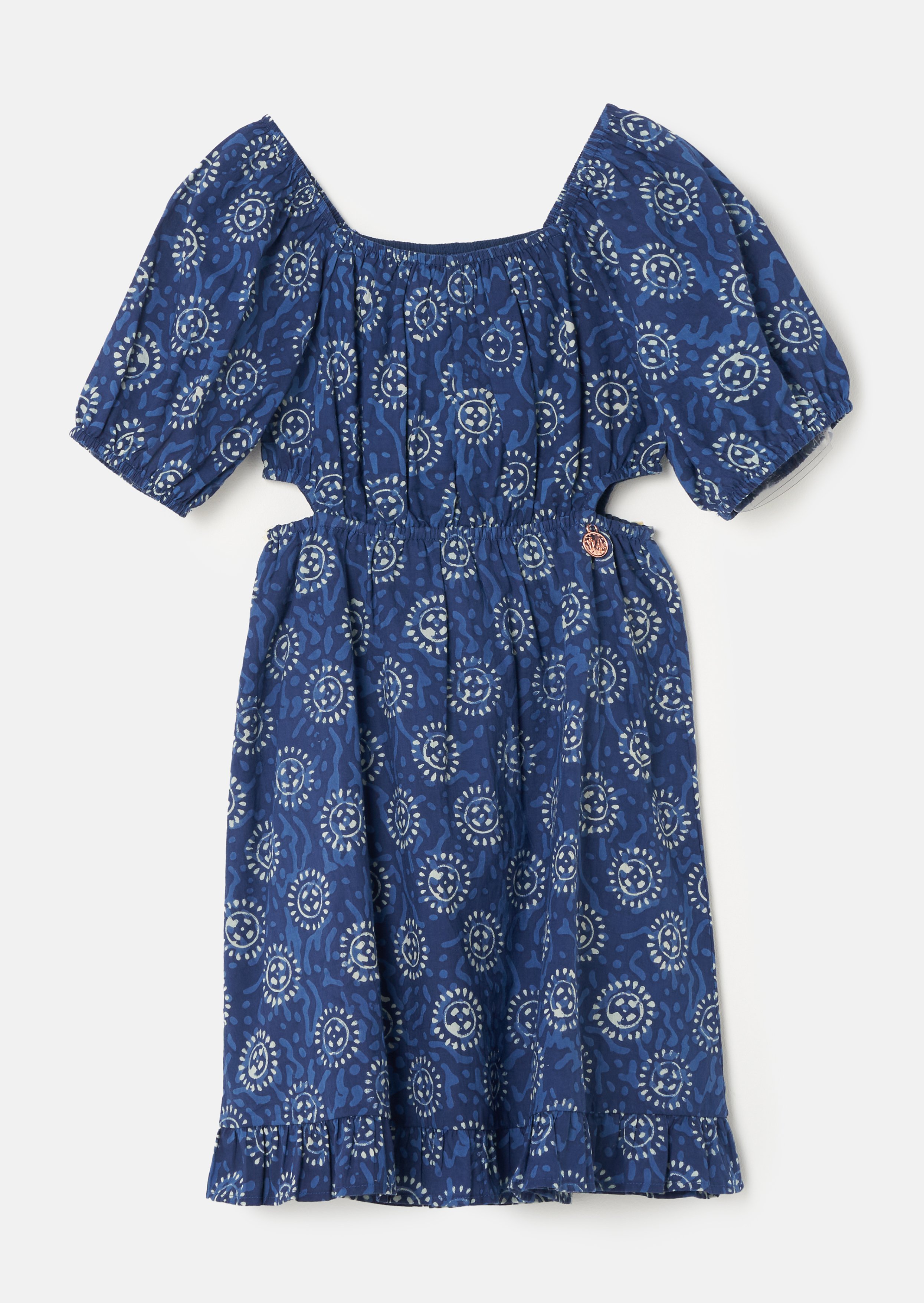 Thea Blue Batik Dress