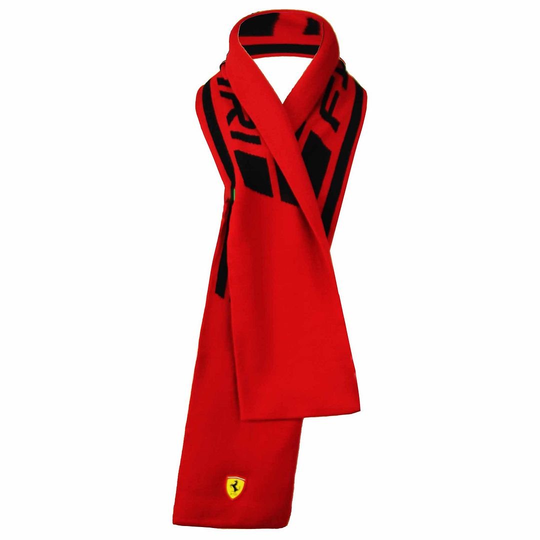 Puma Scuderia Ferrari Fanwear Unisex Red Scarf 053471 01