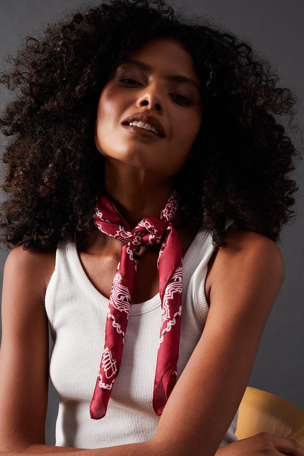 Faith For Warehouse Paisley Print Neck Chief