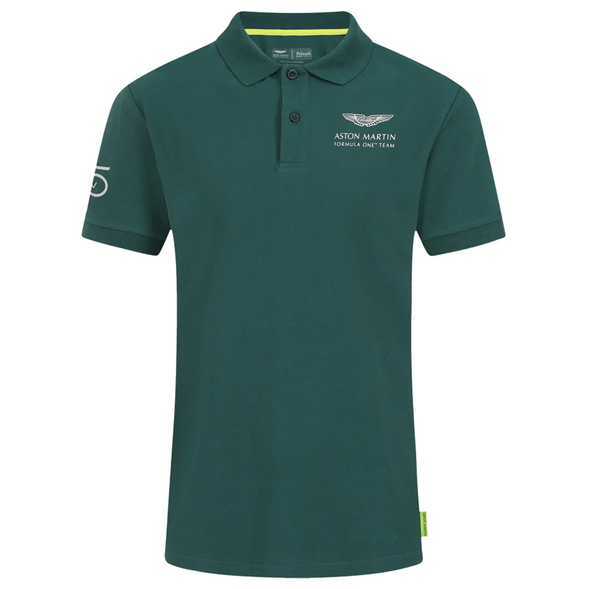 Aston Martin F1 Sebastian Vettel Driver Mens Green Polo Shirt