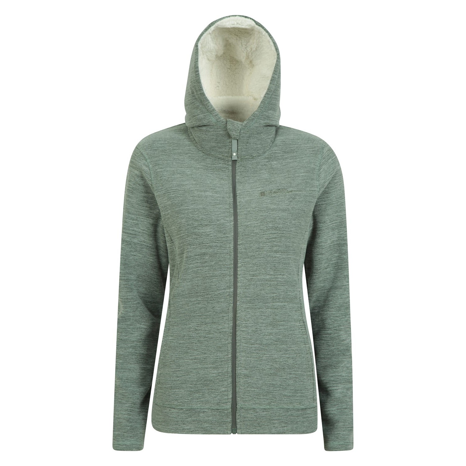 Mountain Warehouse Womens/Ladies Snowdonia Fleece Full Zip Hoodie (Green)