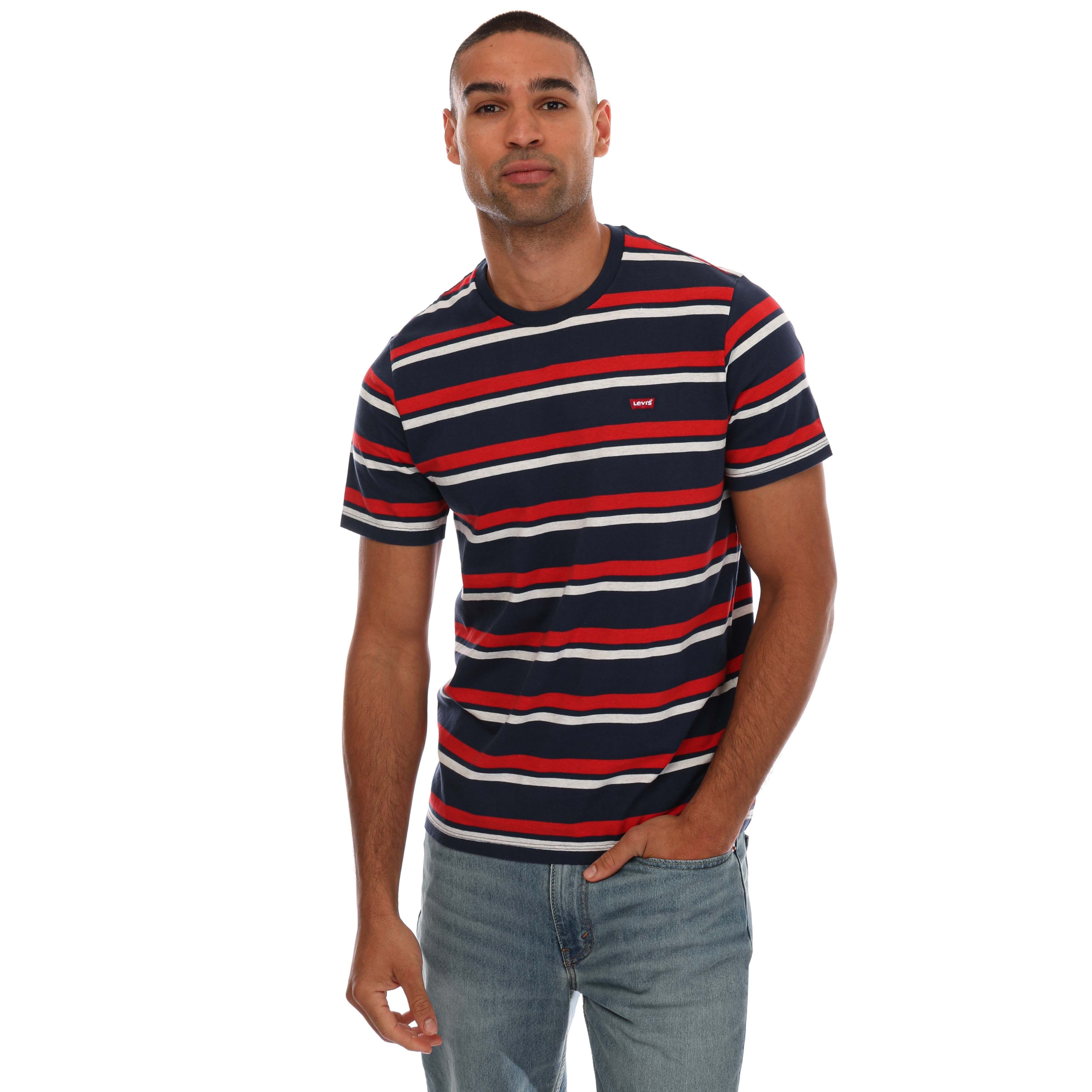 Men's Levis Original Housemark T-Shirt in Red