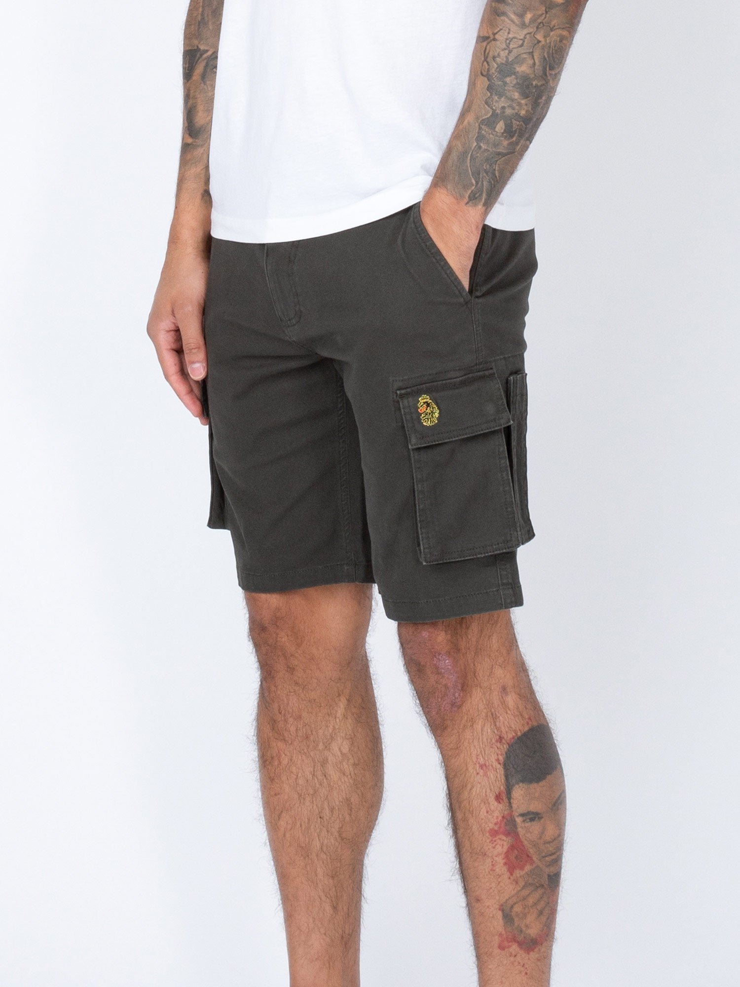 Luke 1977 Men's Club Future Cargo Shorts in Green