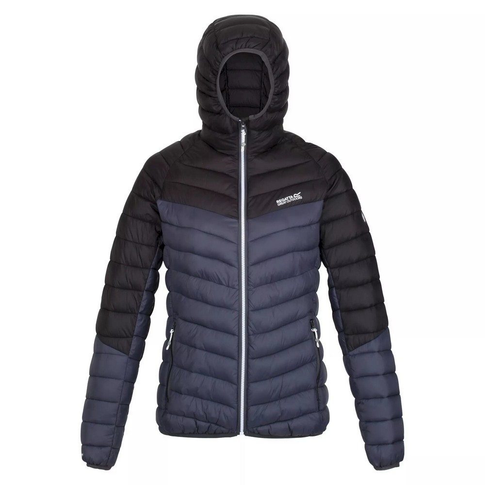 Regatta Womens/Ladies Harrock Lightweight Puffer Jacket (Black/Seal Grey)
