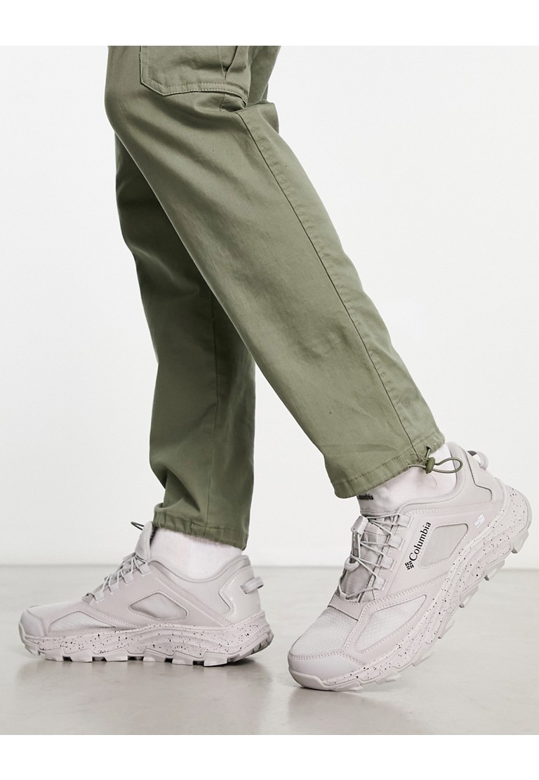 Columbia Flow Morrison Outdry trainers in slate grey-White