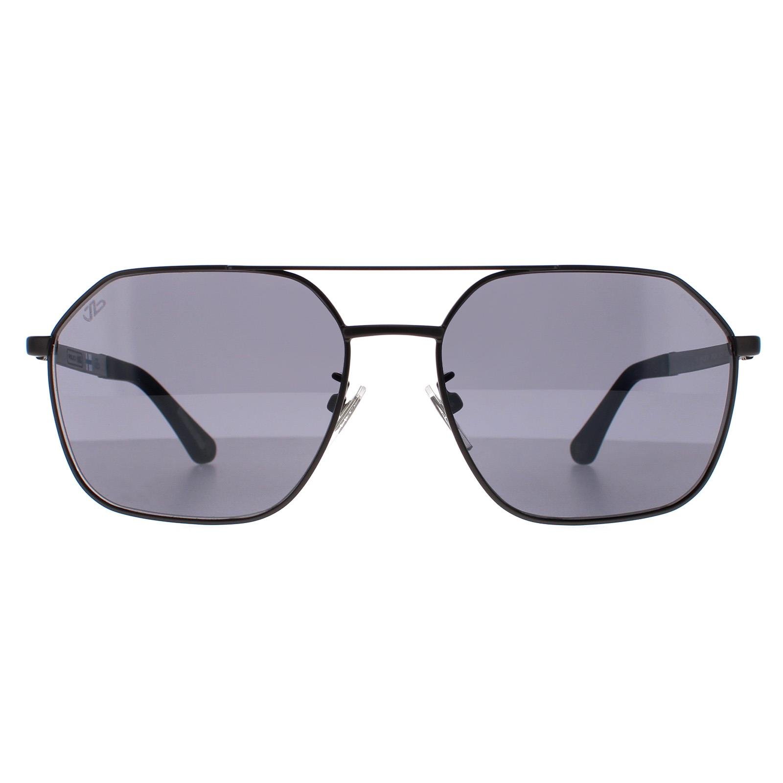 Police Aviator Mens Black Grey SPLC34 Origins 41