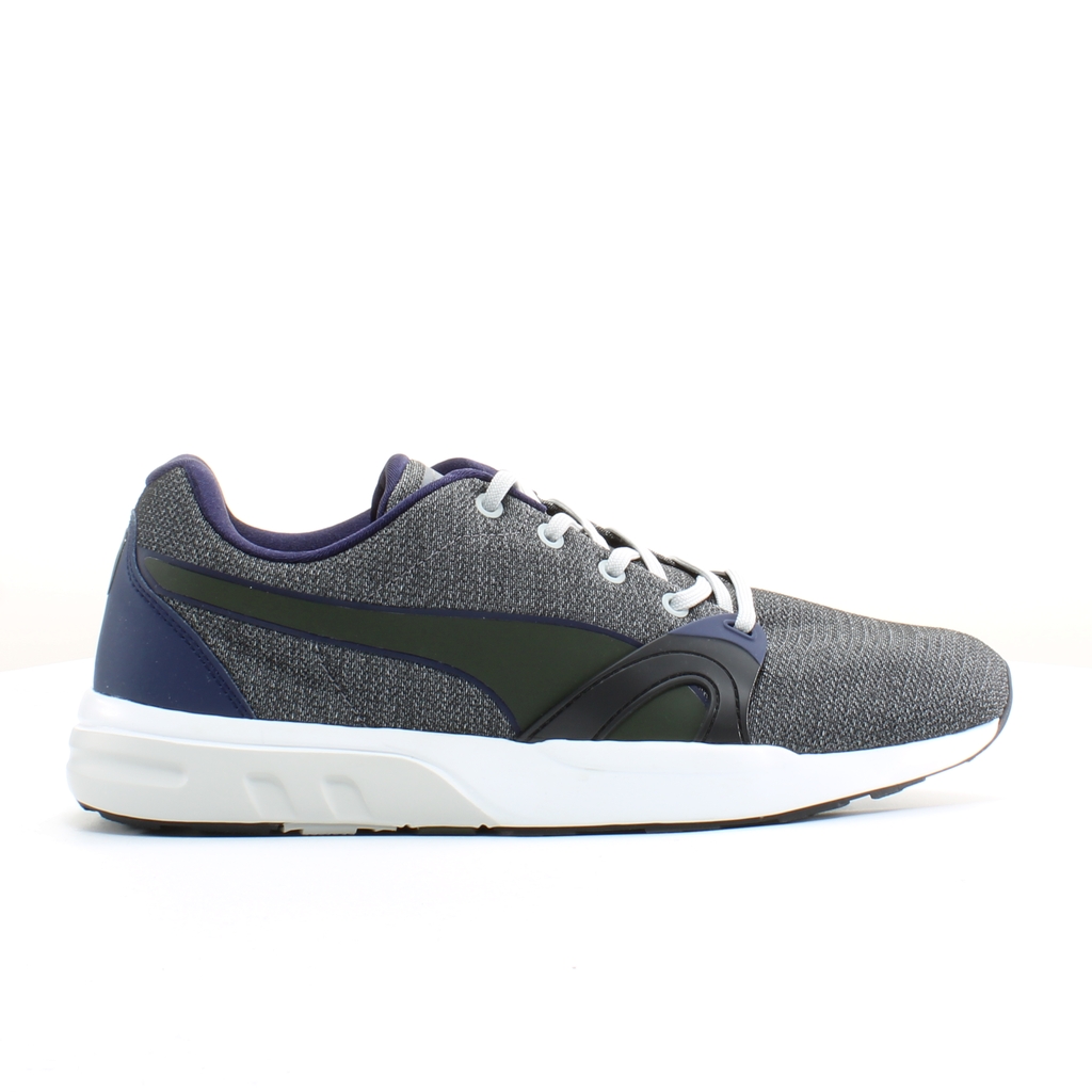 Puma Trinomic XT S Grey Textile Mens Lace Up Trainers 359728 03
