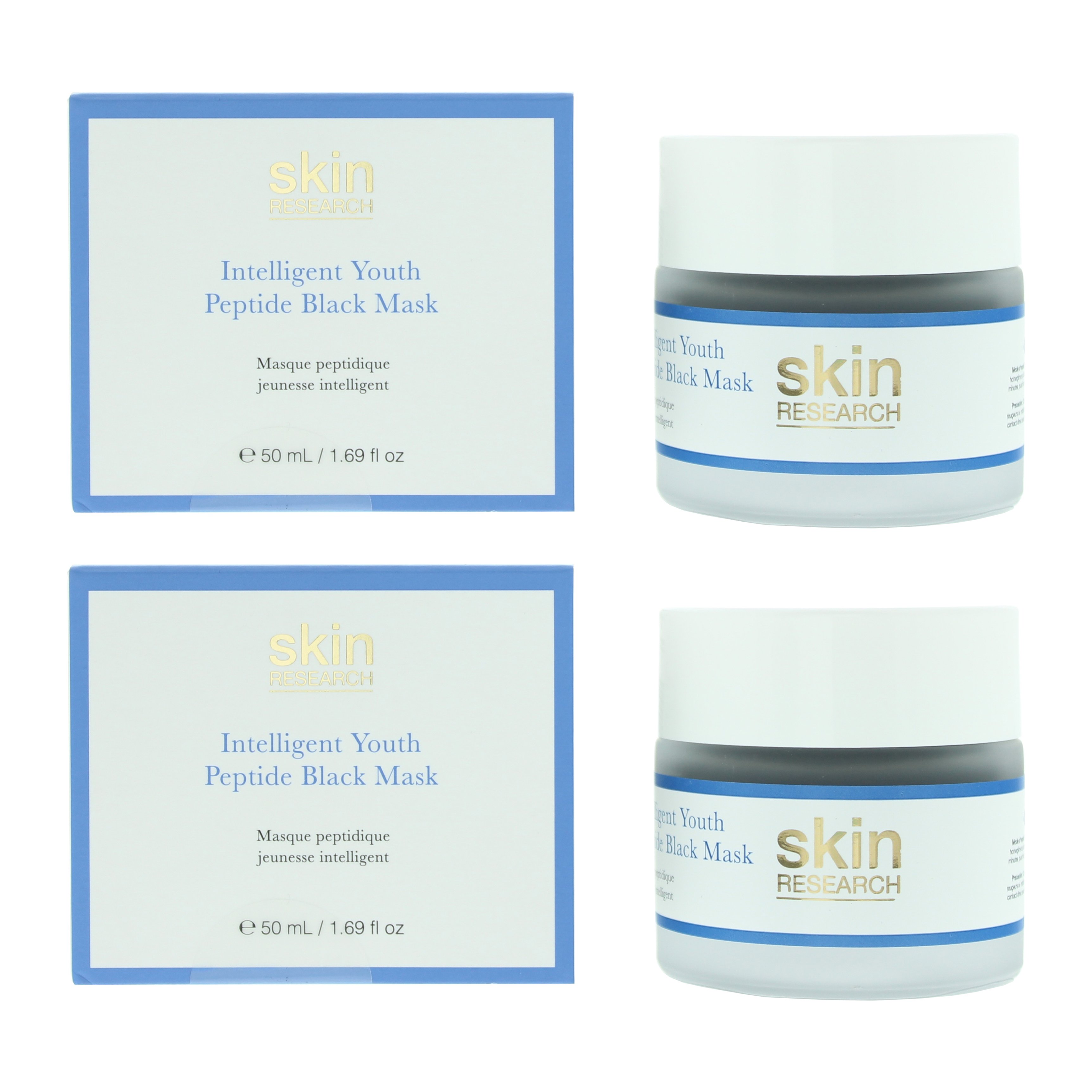 Skin Research Intelligent Youth Peptide Mask 50ml x2