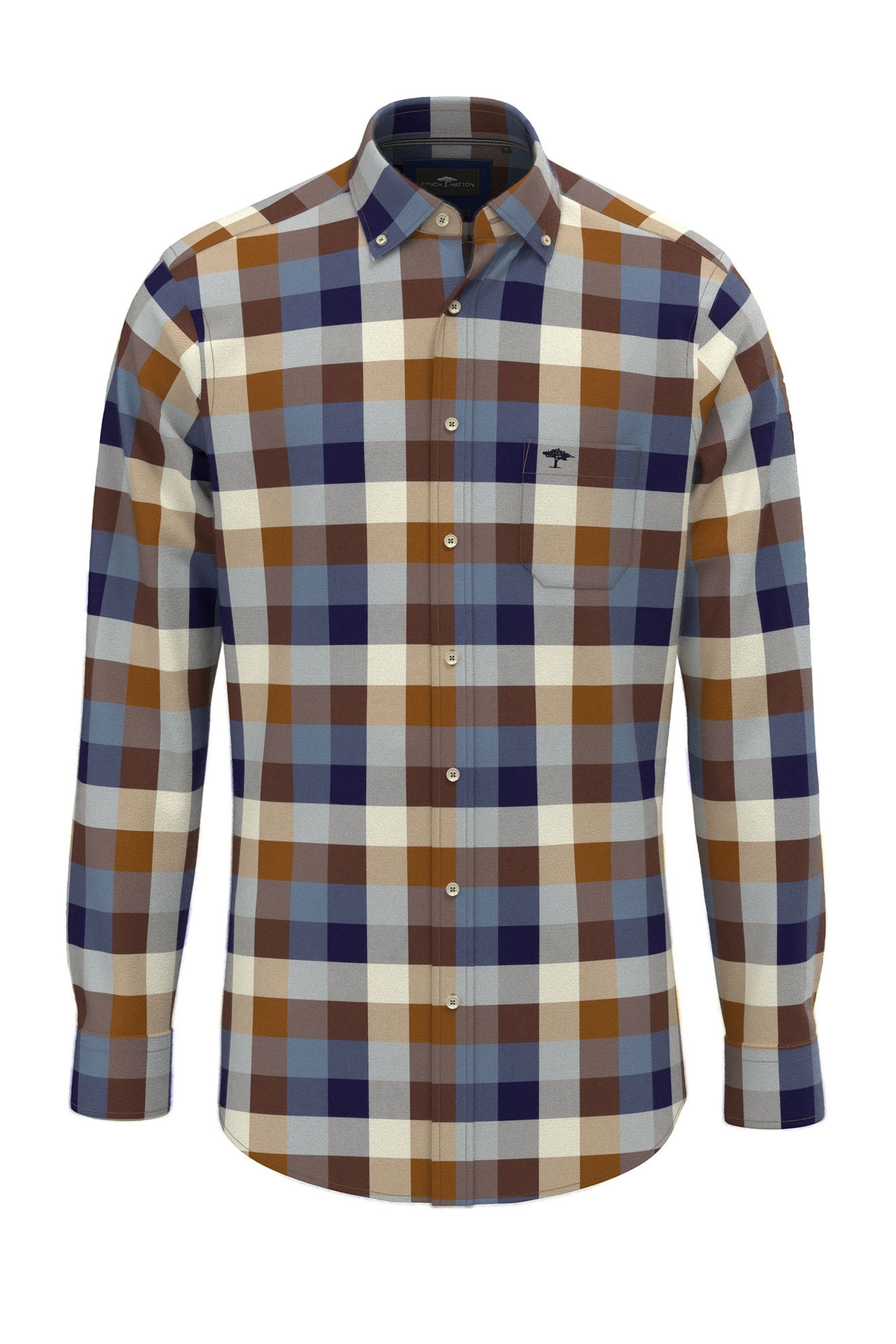 Fynch-hatton Long Sleeved Shirt Hazel