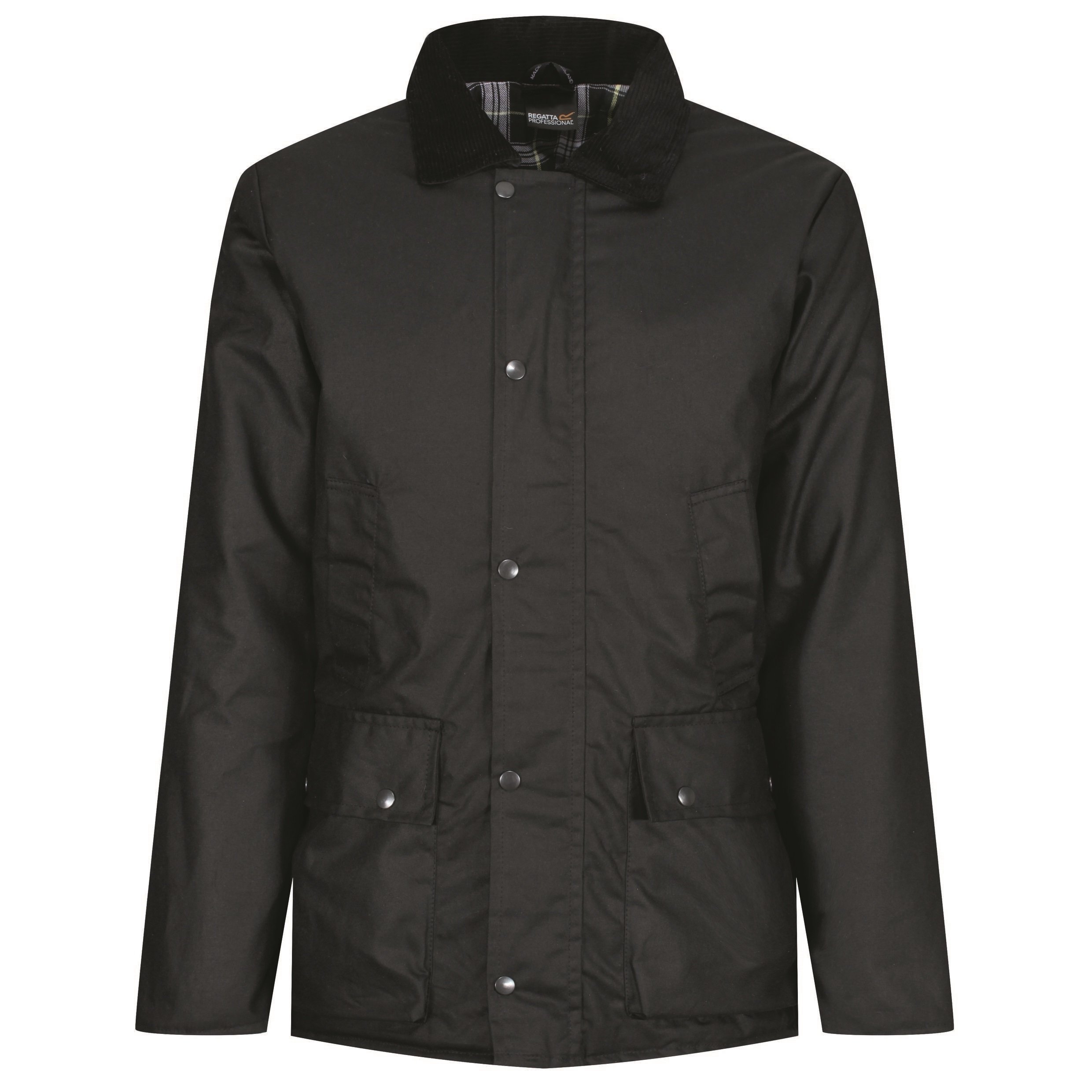 Regatta Mens Pensford Waxed Jacket (Schwarz)