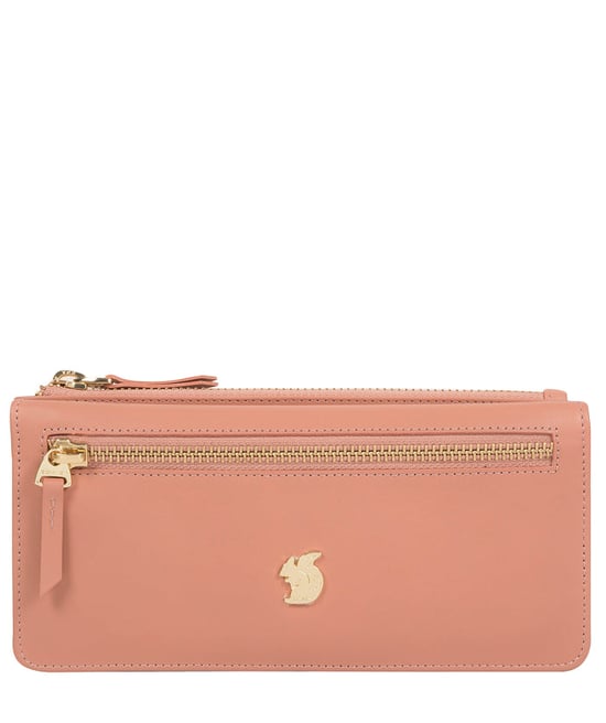 'Buttercup' Misty Rose Leather Bi-Fold Purse