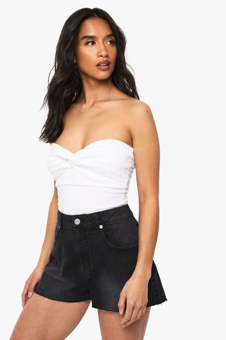 Petite Denim Mini Short
