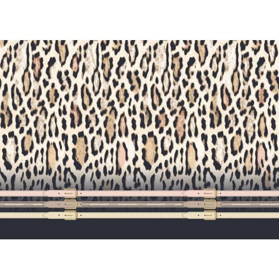 Mucho Gusto Jurk san rafael luipaardprint met riemen