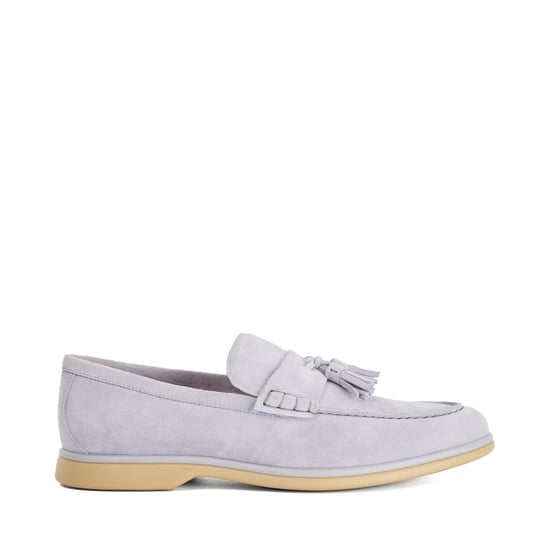 Dune Mens Broddi - Suede Tassel Trim Loafers
