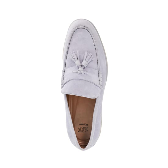 Dune Mens Broddi - Suede Tassel Trim Loafers