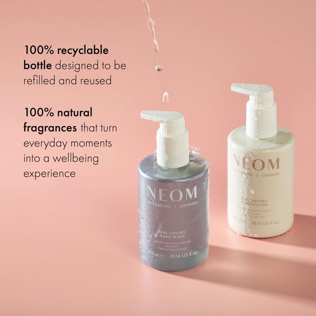 Neom Wellbeing London Real Luxury Hand Lotion with Essential Oils