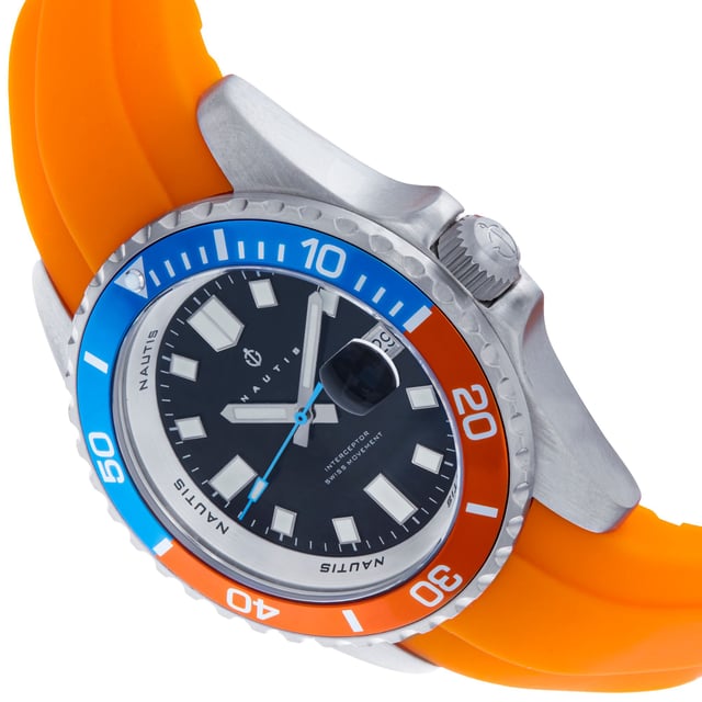 Nautis Interceptor Box Set with Interchangable Bands and Date Display ...