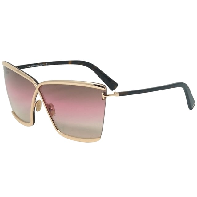 Tom Ford Elle FT0936 28F Sonnenbrille in glänzendem Roségold