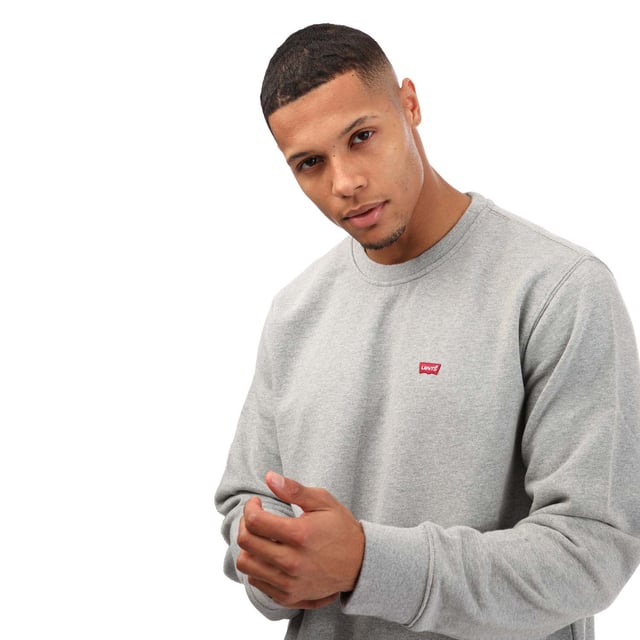 Men's Levis New Original Sweatshirt in Grey Heather