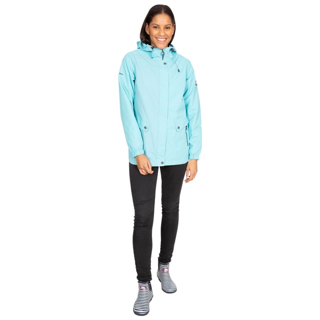 Trespass Womens/Ladies Flourish Waterproof Jacket (Aquamarine)
